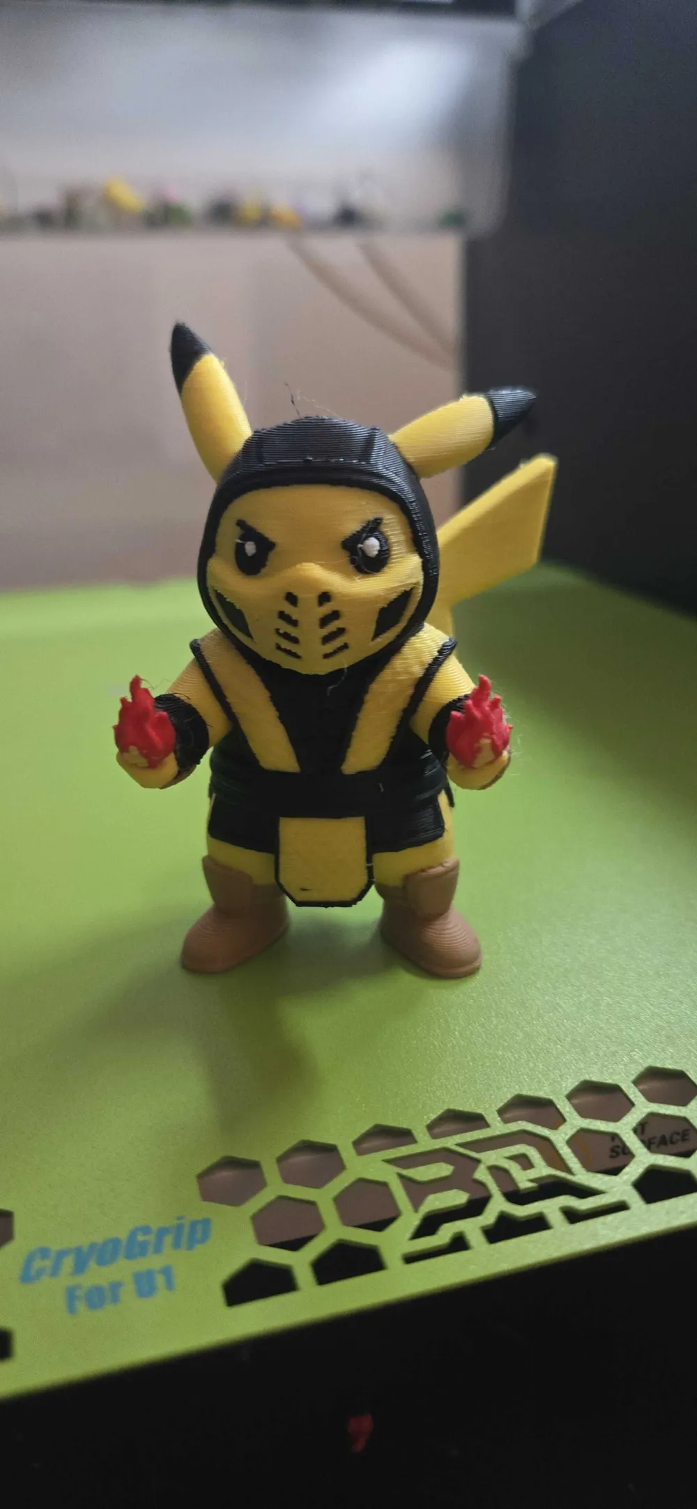 Pikachu Mortal Kombat Scorpion - Modèle d'Impression 3D Gratuit ...