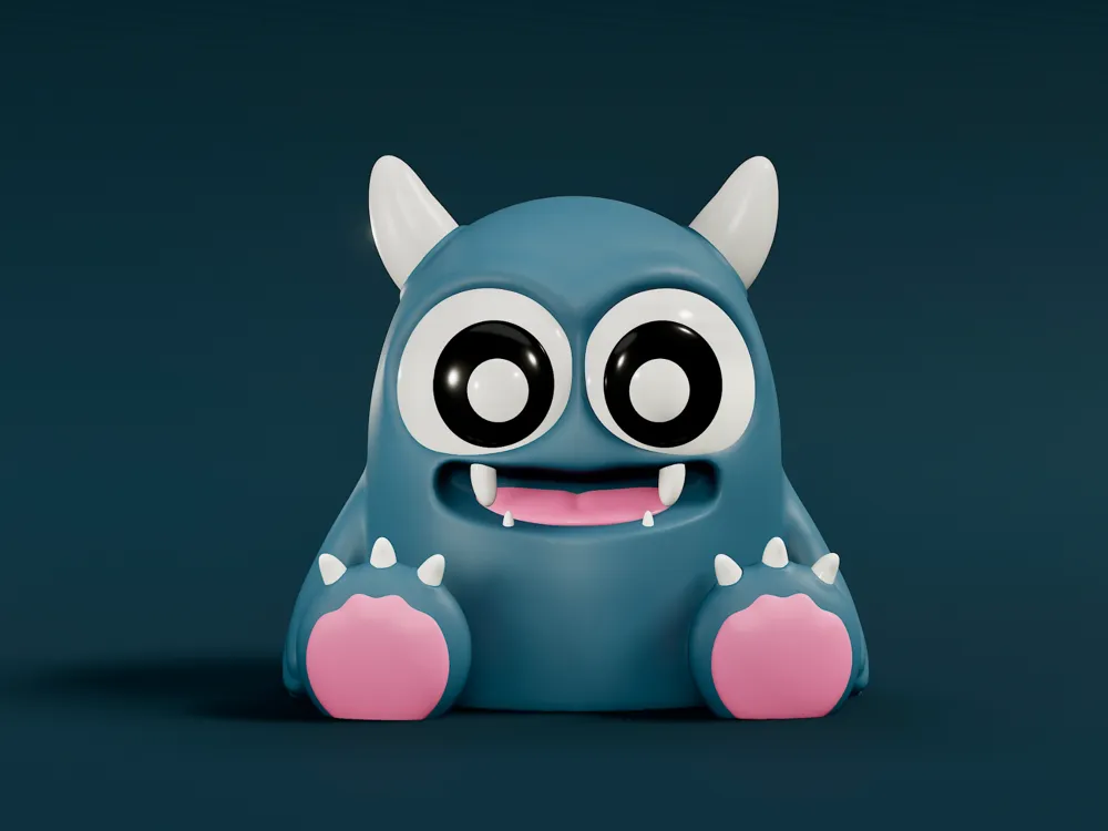 Giggly Googly-Eyed Monster by 3DMDesign - MakerWorld