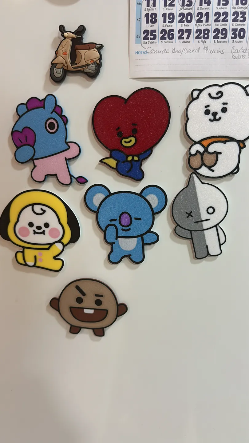 Tata - BTS - Magnet or Keychain by Treyu3D - MakerWorld