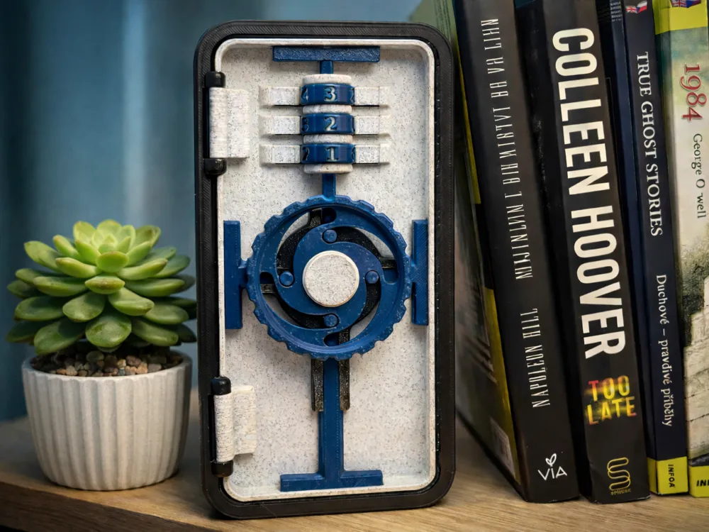 Book Nook Safe | Money Bank | Lock | Piggy Bank - Free 3D Print Model ...