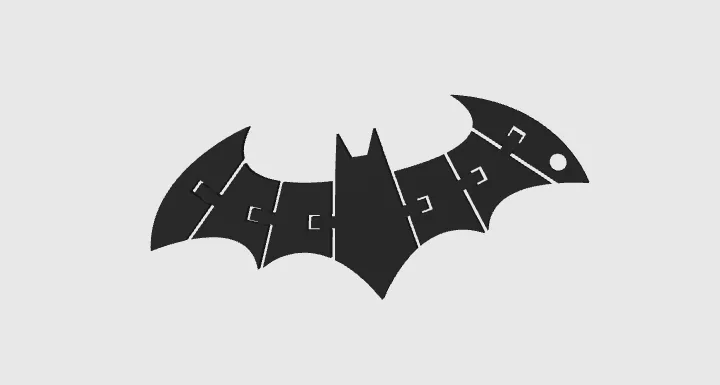 Flexible Batman logo - Free 3D Print Model - MakerWorld