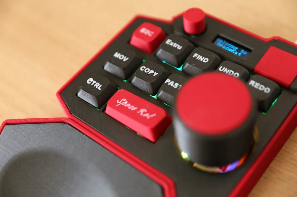 SpaceKat 3D Keyboard Shell by 喵武士 MakerWorld: Download Free 3D Models