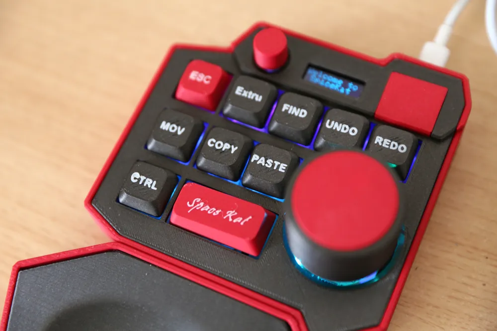 SpaceKat 3D Keyboard Shell by 喵武士 MakerWorld: Download Free 3D Models