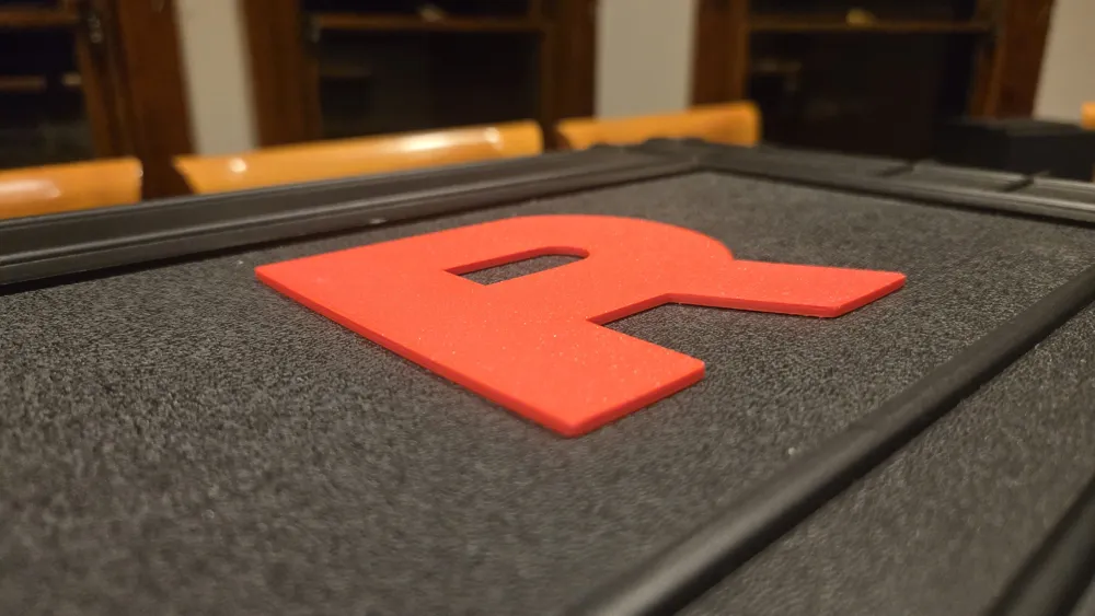 Team Rocket R Logo by K.dot. MakerWorld: Download Free 3D Models