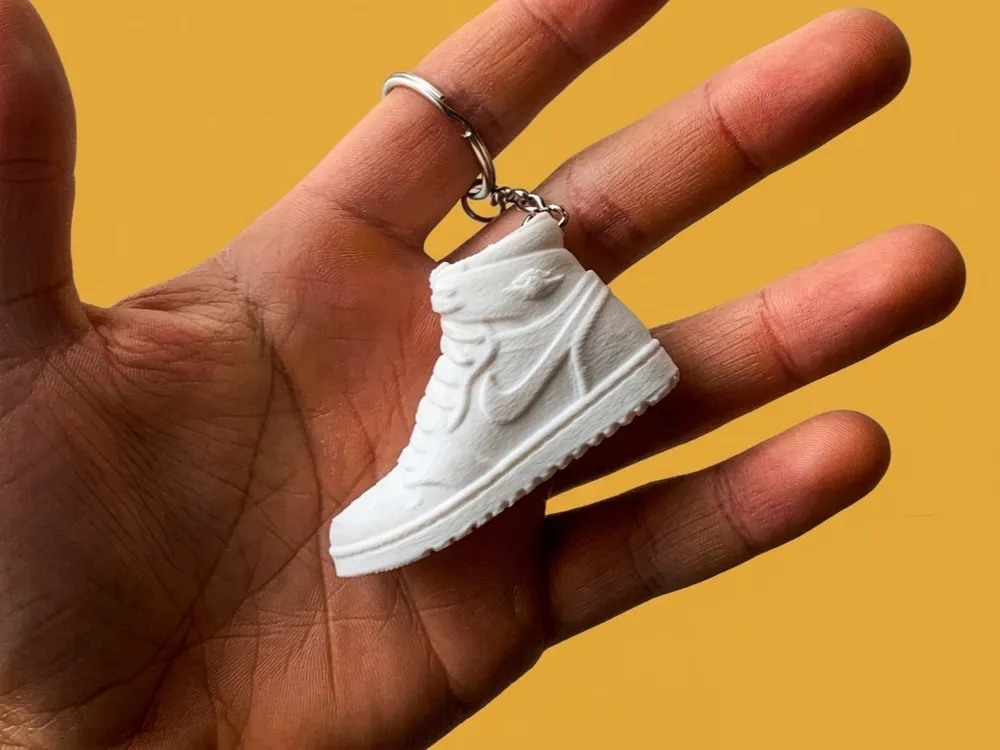 NIKE JORDAN ONE KEYCHAIN (left foot) - Free 3D Print Model - MakerWorld