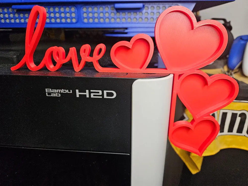 Love Corner Picture Frame - Free 3D Print Model - MakerWorld