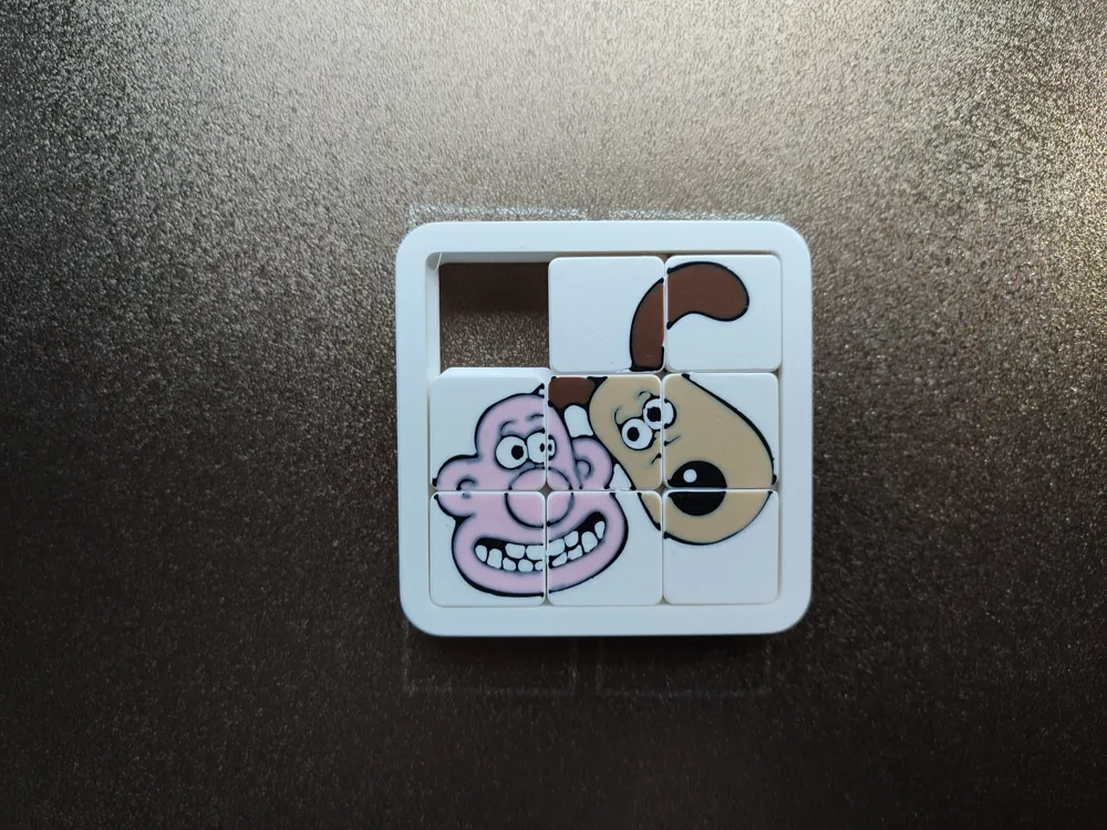 Wallace and Gromit Sliding Puzzle by AP3X Design - MakerWorld