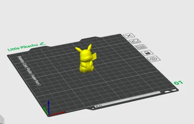 Little Pikachu Pokemon- 28 min print - Free 3D Print Model - MakerWorld