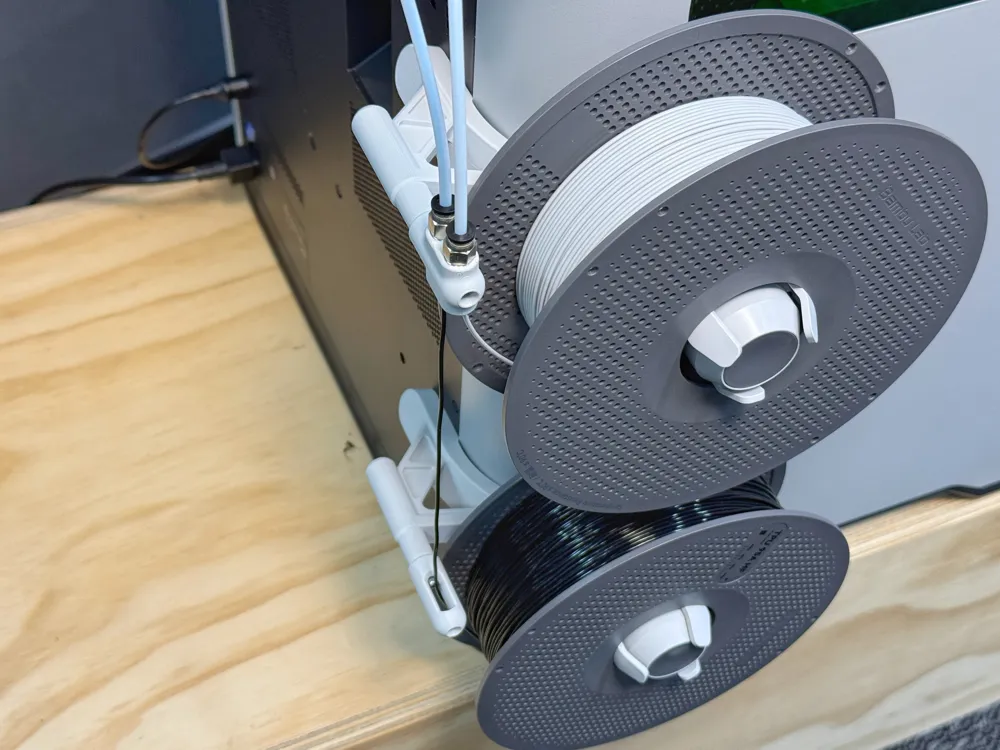 H2D Lower External Spool Filament Guide - Free 3D Print Model - MakerWorld