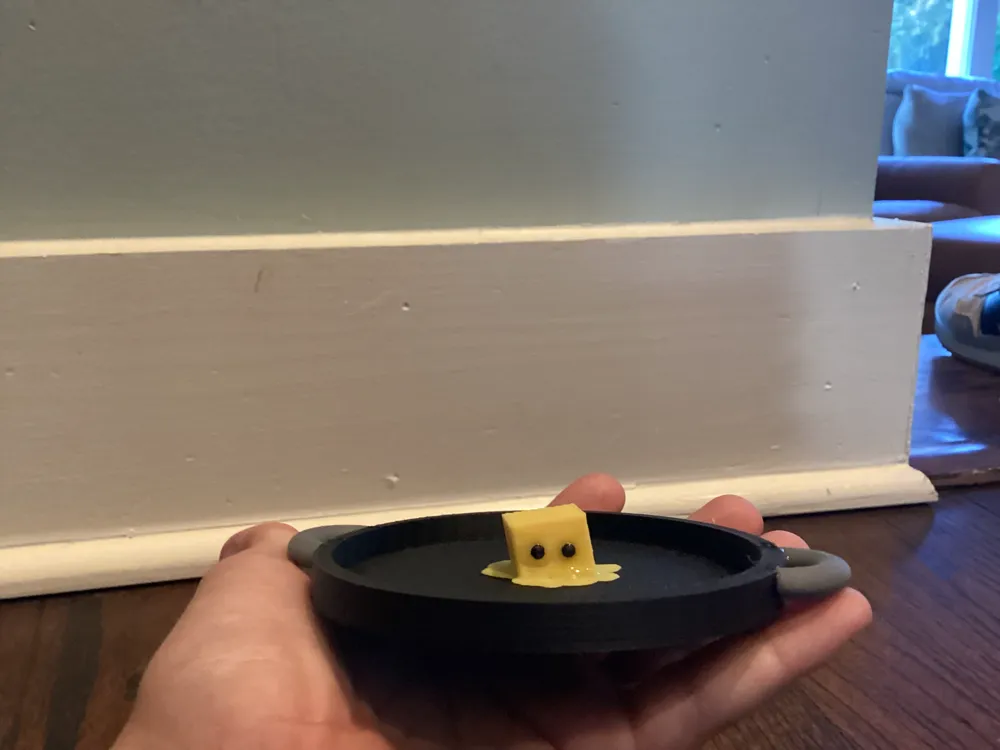 Butter Google Doodle - Free 3D Print Model - MakerWorld