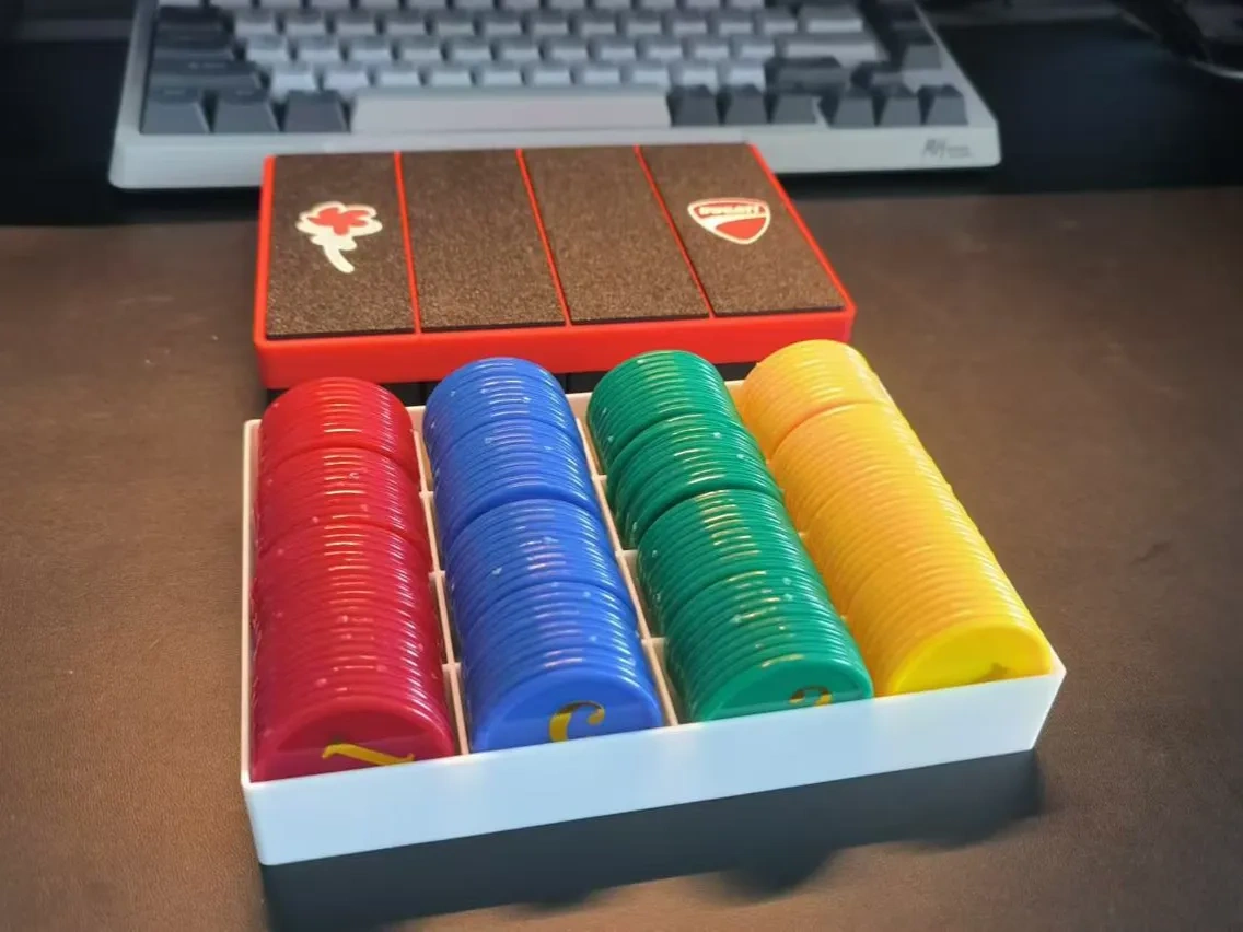 Chip storage box （for Majiang） by Puzzle 10th. - MakerWorld