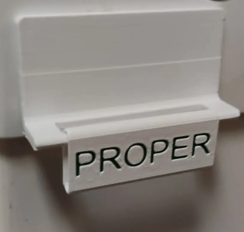 Dishwasher Flip Sign (Dutch) - Free 3D Print Model - MakerWorld