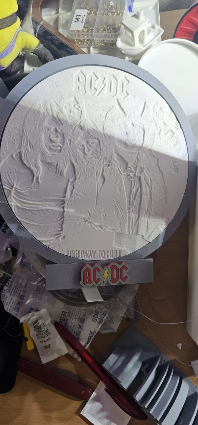 lightbox +lithophanie acdc by AD3d MakerWorld: Download Free 3D Models