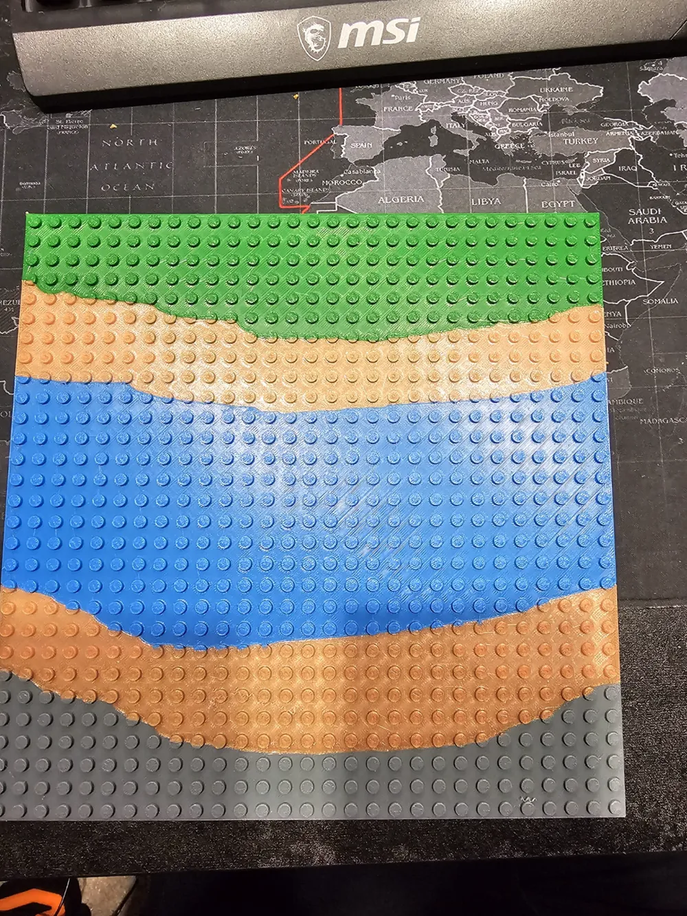 Lego Compatible (CUSTOM) Baseplate 29 x 29 Remixed by moranq71 - MakerWorld