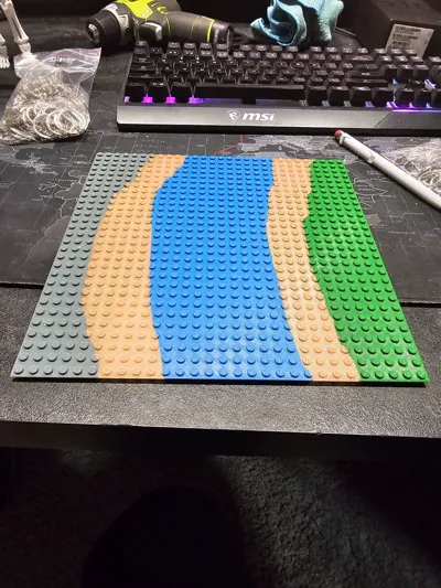 Lego Compatible (CUSTOM) Baseplate 29 x 29 Remixed by MoranQ.pl ...