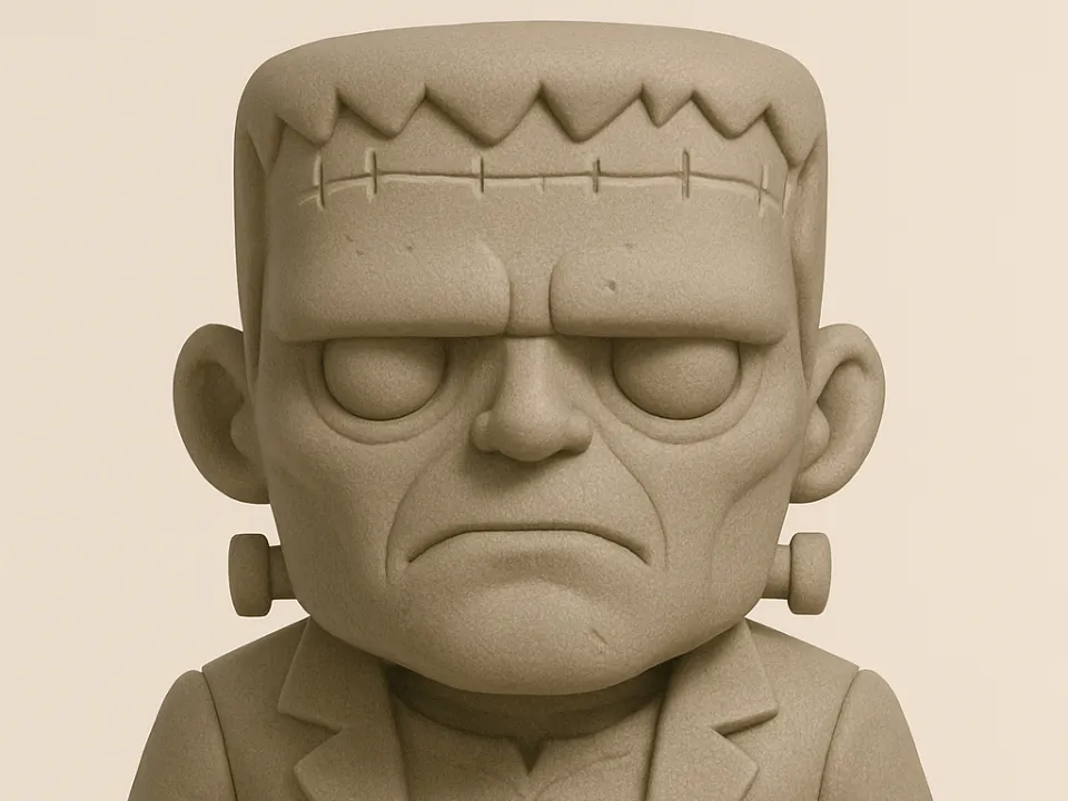 Frankenstein – Classic Monster 3D Print - Free 3D Print Model - MakerWorld