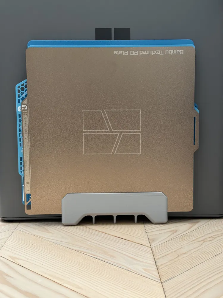 P2S/X2D Compact Build Plate Holder - Free 3D Print Model - MakerWorld