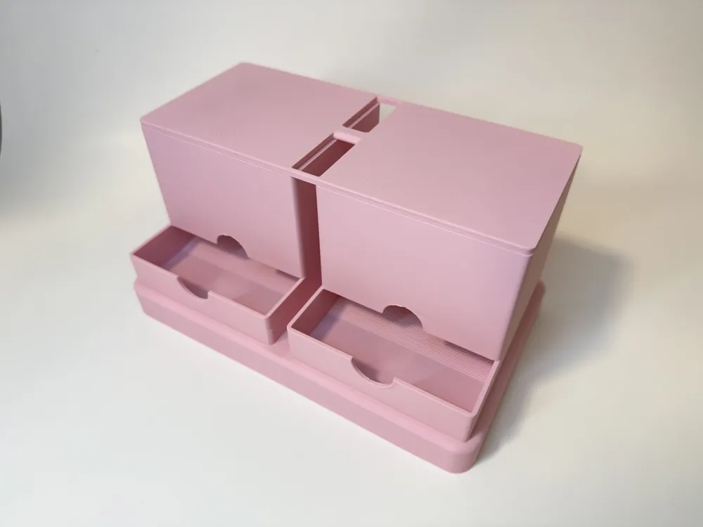 Extra-Large Cotton Swab & Floss Pick Organizer - Free 3D Print Model ...