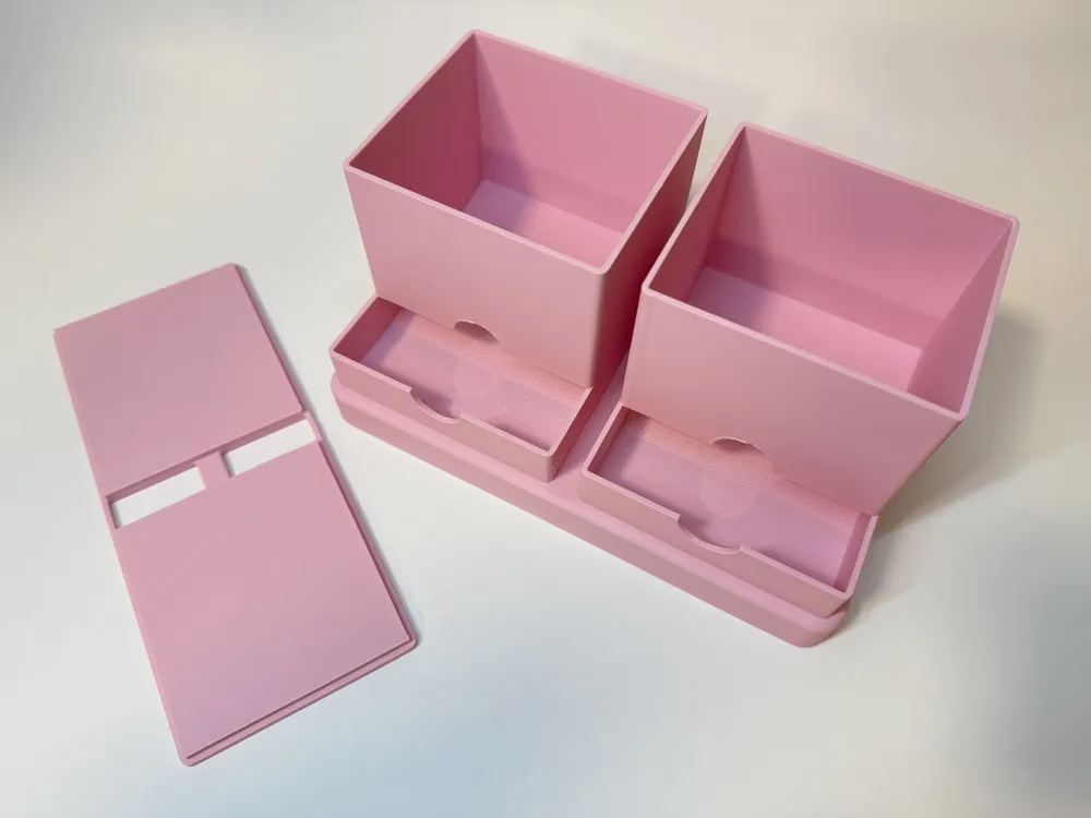 Extra-Large Cotton Swab & Floss Pick Organizer - Free 3D Print Model ...