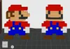 Super Mario Bros. 1985 8-Bit Mario Sprite Figure - Free 3D Print Model ...