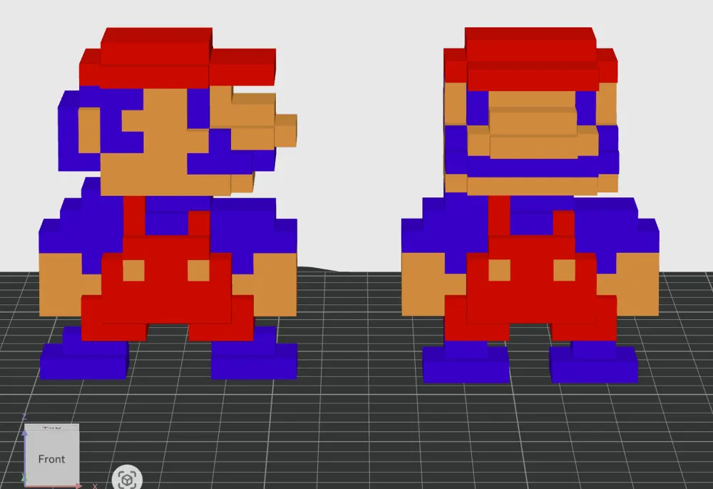 Super Mario Bros. 1985 8-Bit Mario Sprite Figure by jaebii MakerWorld ...