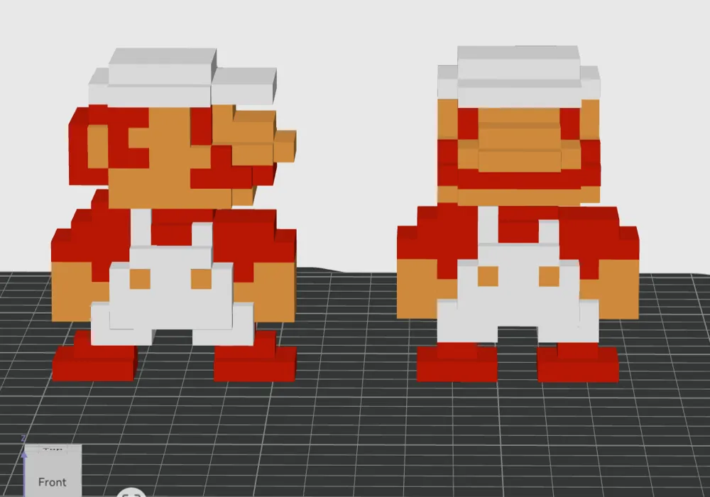 Super Mario Bros. 1985 8-Bit Mario Sprite Figure by jaebii MakerWorld ...