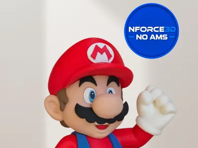 Super Mario No AMS - Free 3D Print Model - MakerWorld