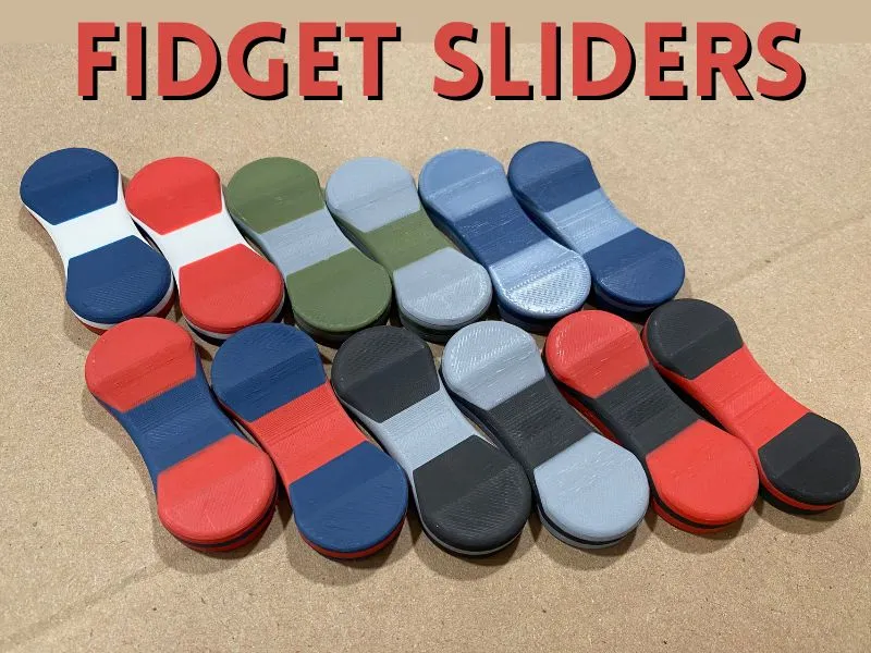 Fidget Sliders - Free 3D Print Model - MakerWorld