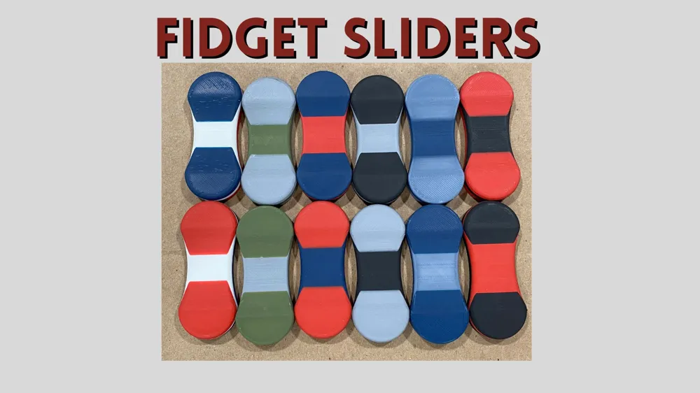 Fidget Sliders - Free 3D Print Model - MakerWorld