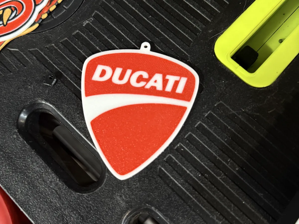 Ducati Keychain – Easy Print - Free 3D Print Model - MakerWorld