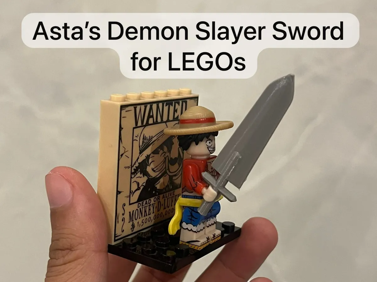Astas Demon-Slayer Sword (Black Clover) for LEGOs by guti MakerWorld ...