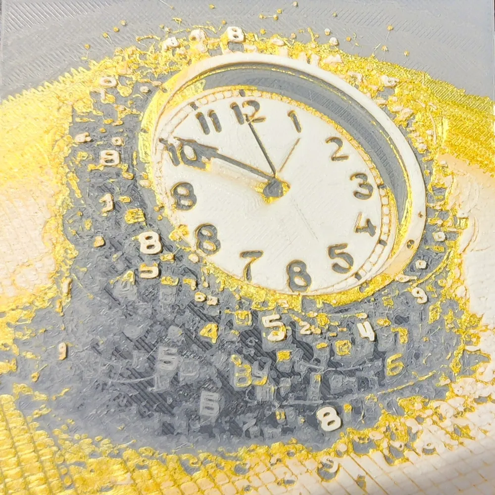 Time Ticking HueForge by 3Dprintaddict - MakerWorld