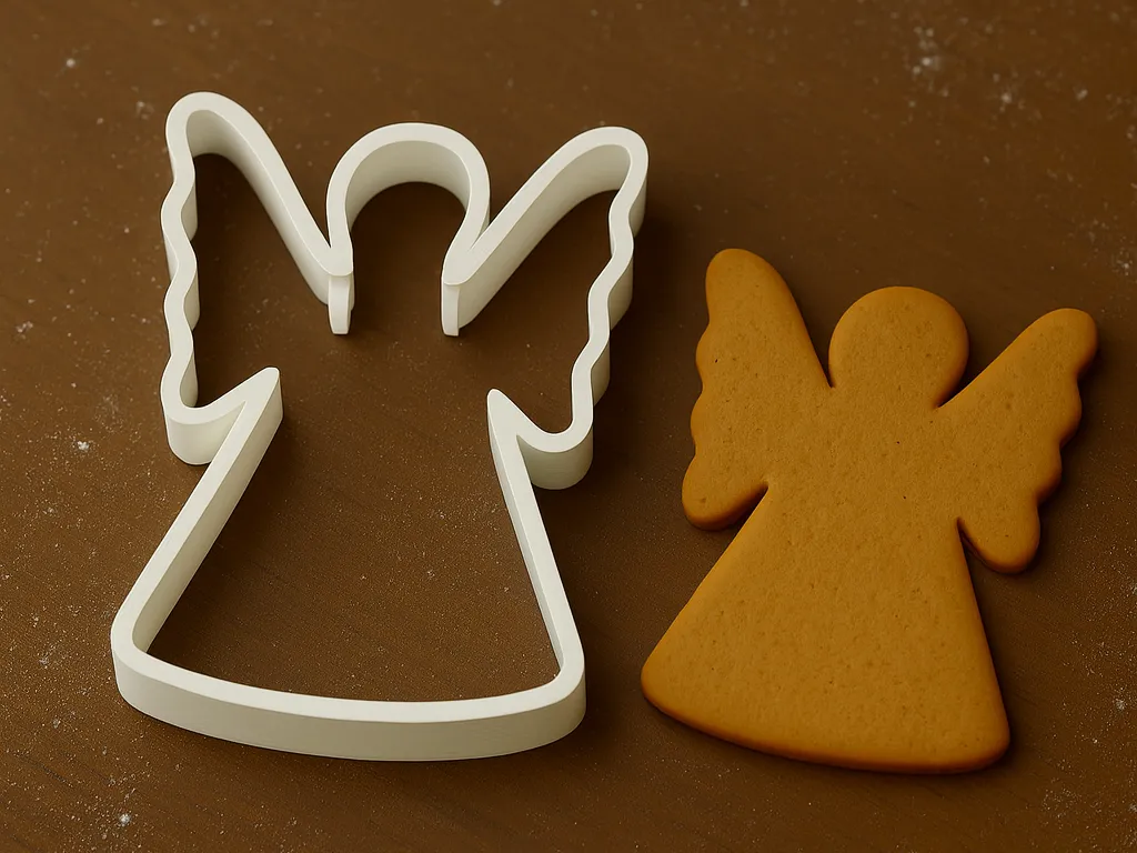 Angel Cookie Cutter by Matteo3D MakerWorld: Download Free 3D Models
