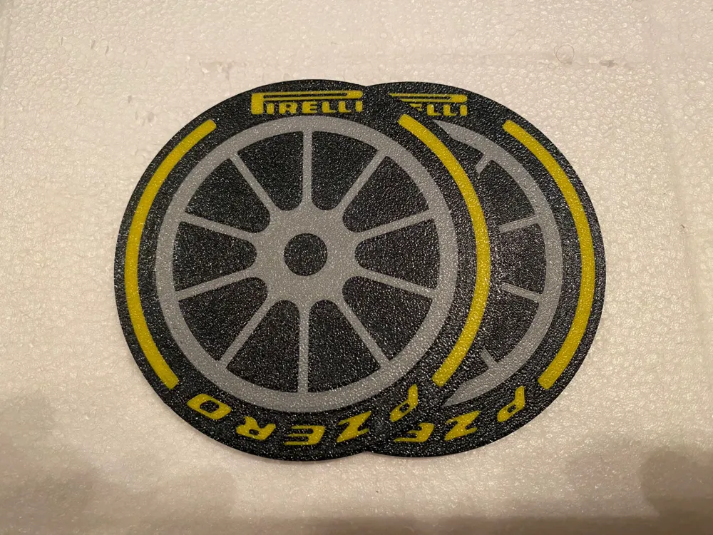 Cup holder (posavasos) - Pirelli F1 by LC_3D - MakerWorld