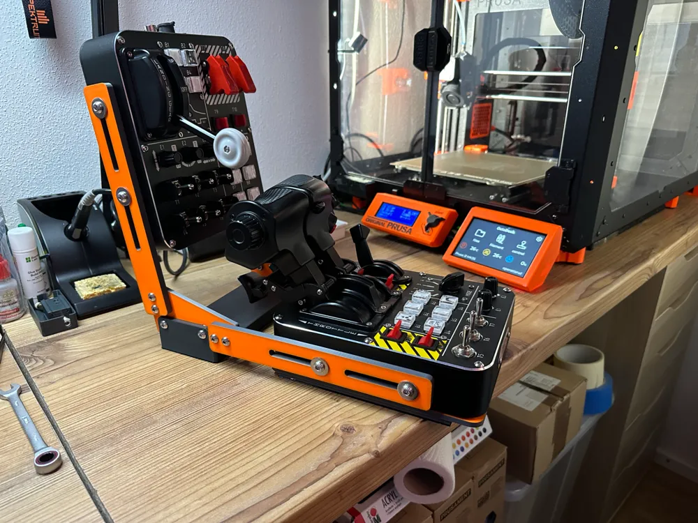 Virpil Throttle and CP Mount by CatEye - MakerWorld