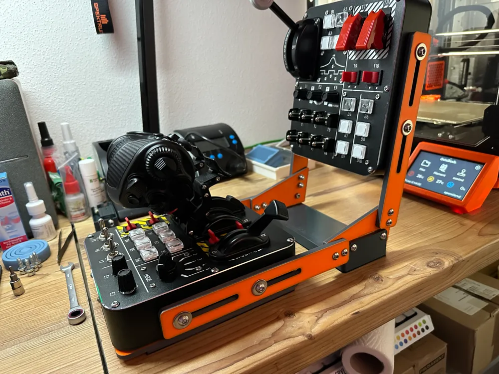 Virpil Throttle and CP Mount by CatEye - MakerWorld