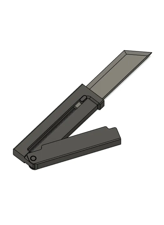 Gravity Knife - Free 3D Print Model - MakerWorld