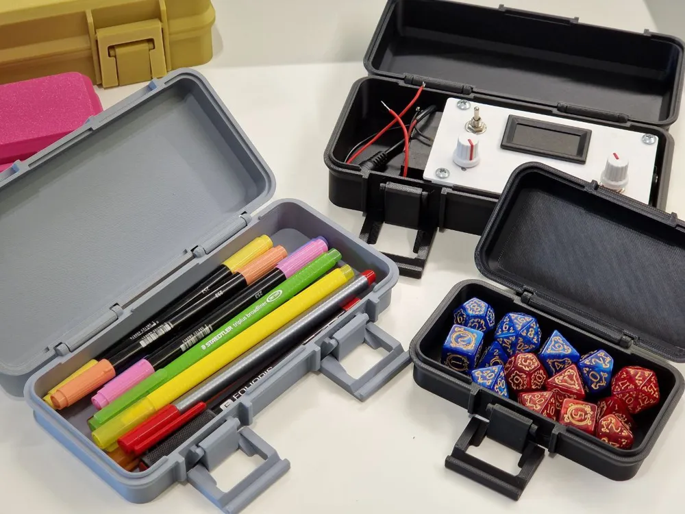 Set of cases with clasp (Print-in-place box) by Hodzinets MakerWorld ...