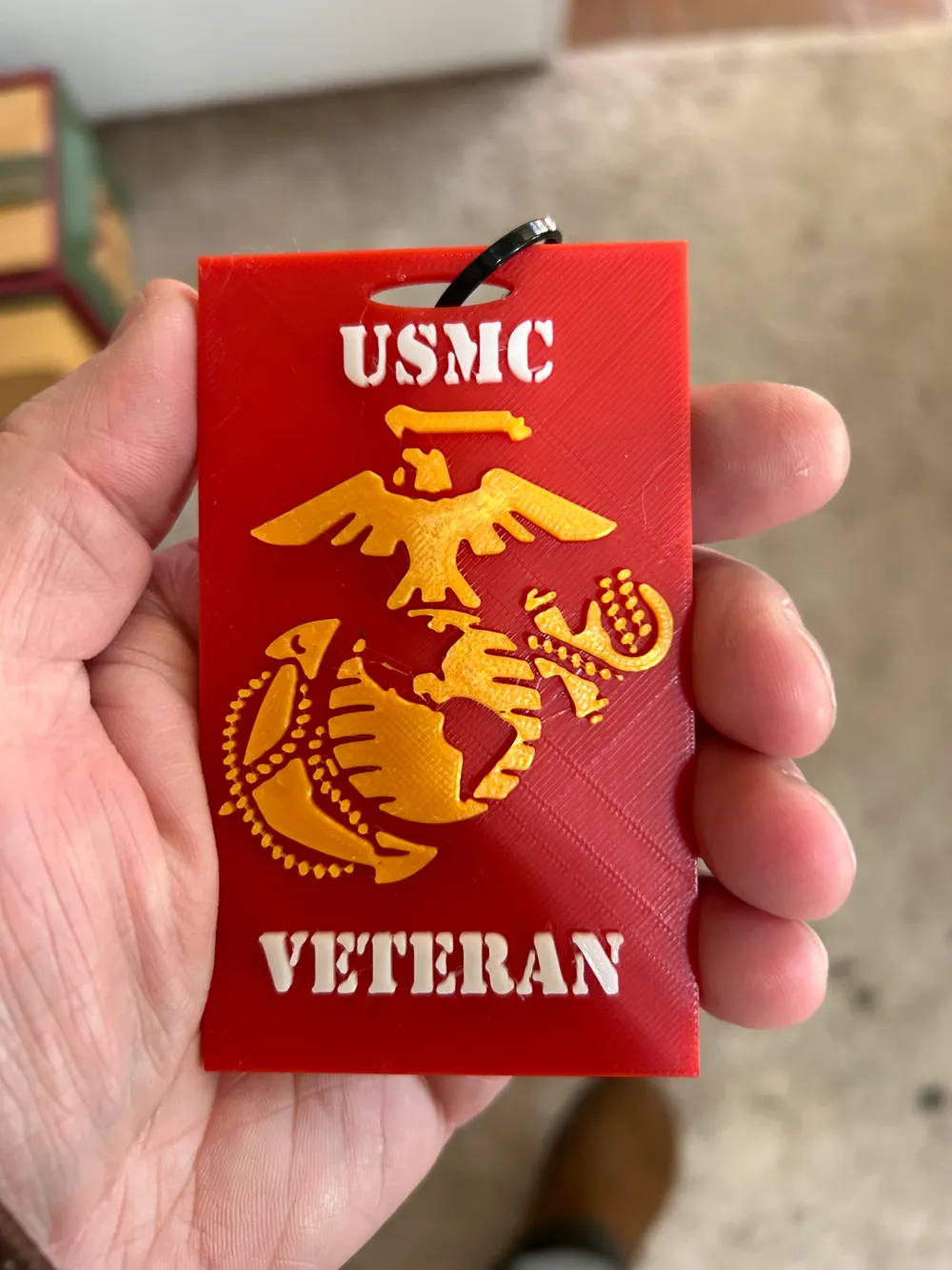 USMC Luggage Tag - Free 3D Print Model - MakerWorld