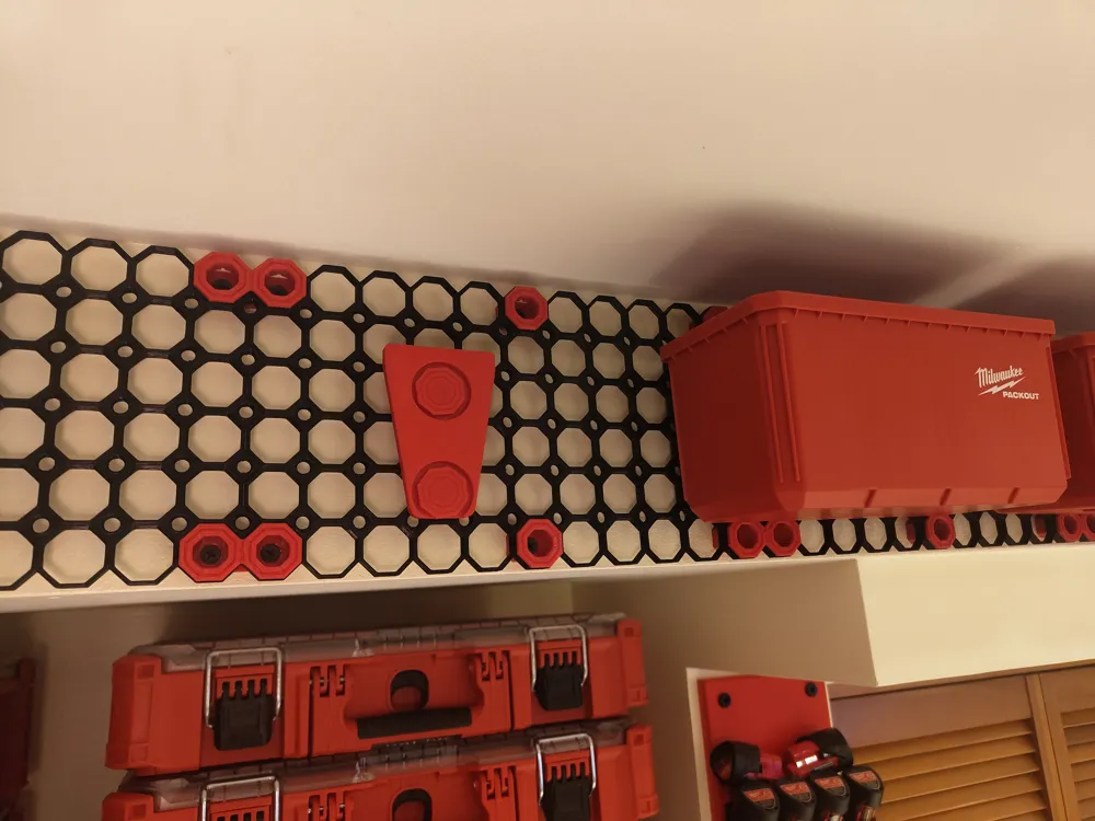 Milwaukee Packout bin mount for Multiboard - Free 3D Print Model ...