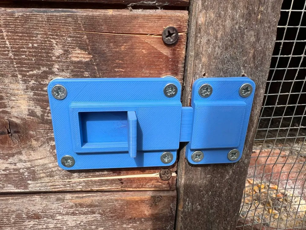 Sliding latch for gate or doors - Free 3D Print Model - MakerWorld