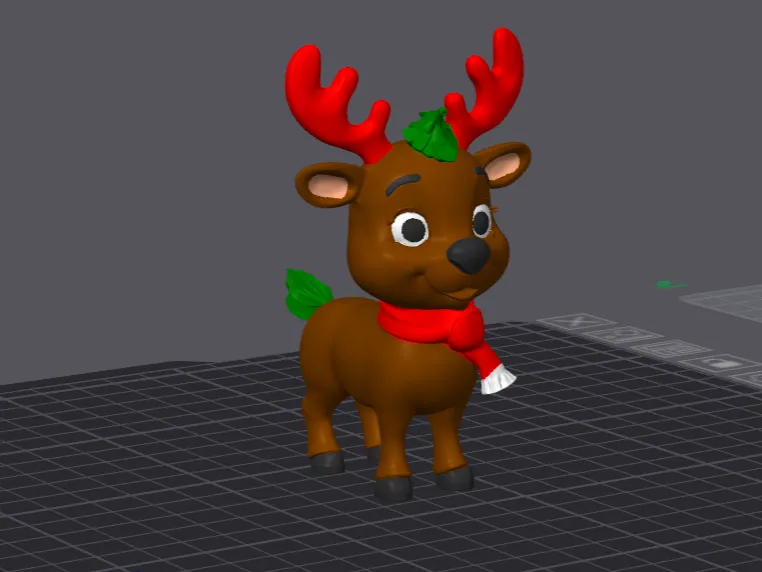 Reindeer Rudolph by Tomáš Jírovec MakerWorld: Download Free 3D Models
