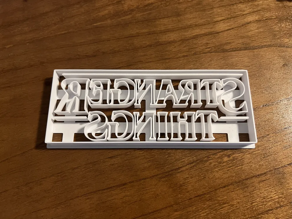 Cortador de galletas Molde Stranger Things - Modelo de impresión 3D ...