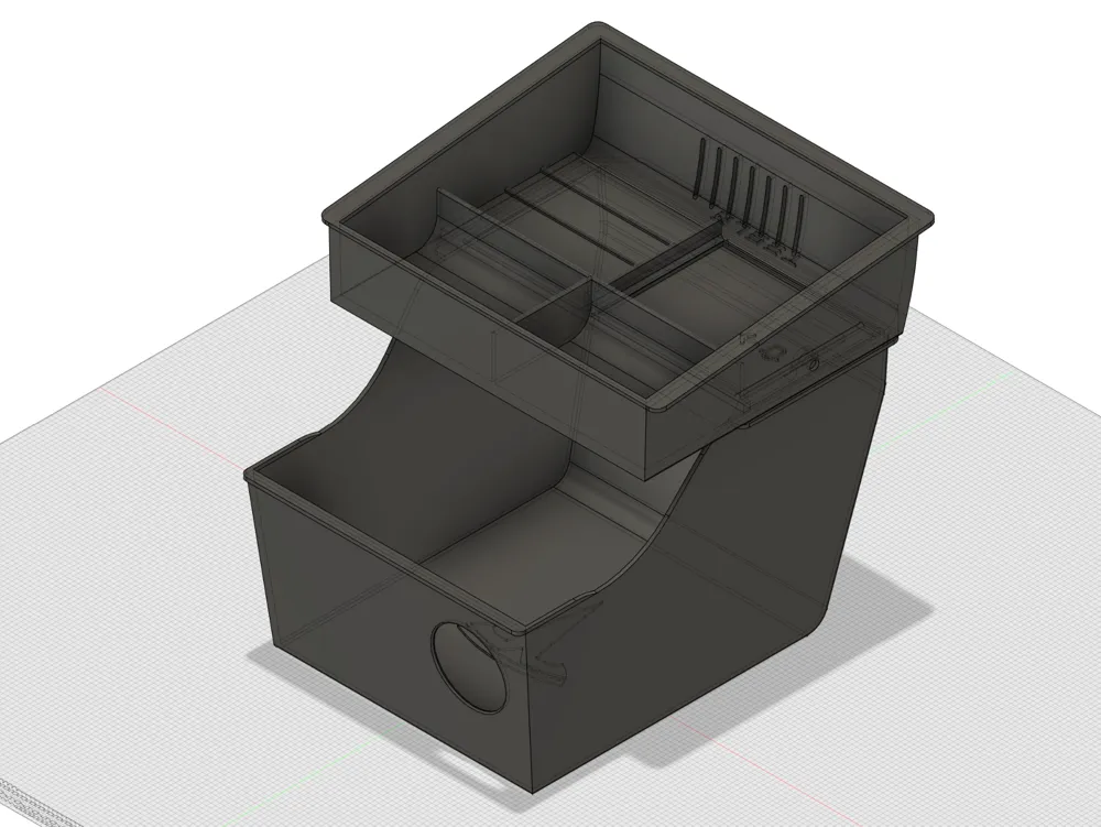 Tesla Model 3 2024+ Centre Console Organizer / Bin - Free 3D Print ...