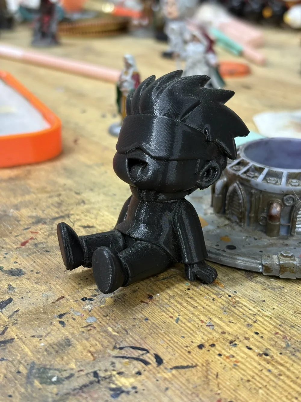Chibi Jujutsu Kaisen - Satoru Gojo Sitting Mini by Redsing_ART ...
