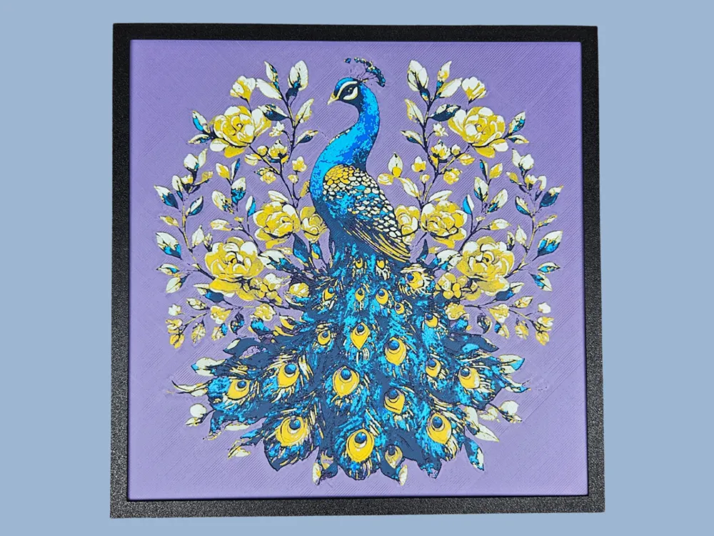 Pretty as a Peacock - Free 3D Print Model - MakerWorld