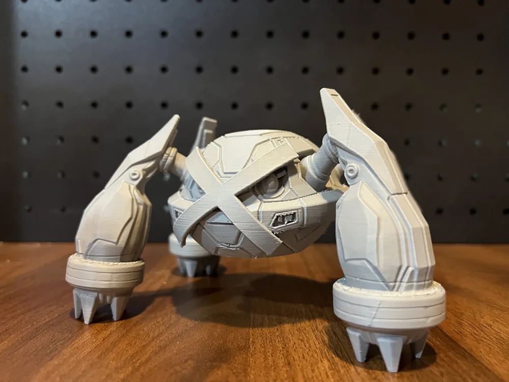Mecha Pokemon Series — Cyber Metagross Statue - Free 3D Print Model ...