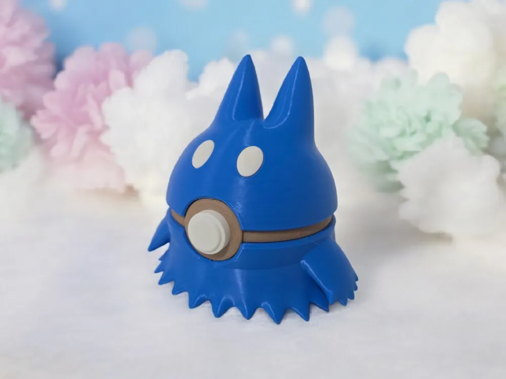 #0446 Munchlax Pokéball - Multipart - Free 3D Print Model - MakerWorld
