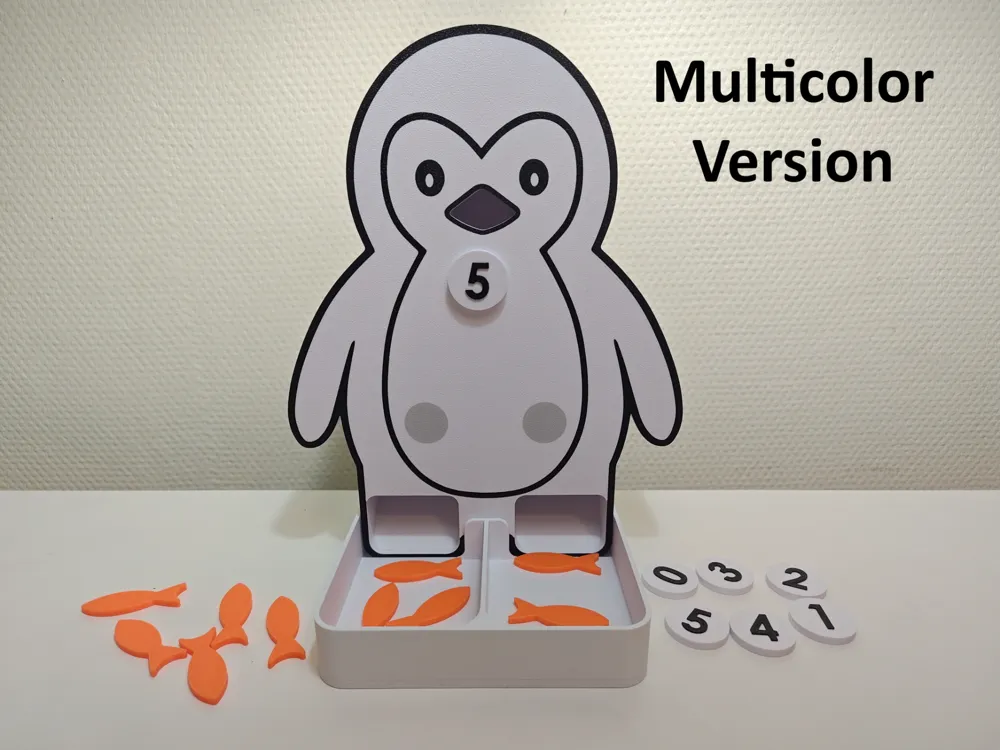 Number bond penguin - Free 3D Print Model - MakerWorld