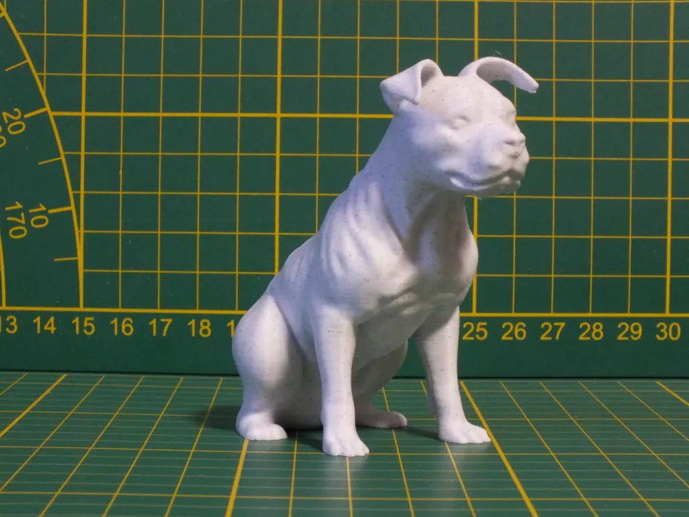 Blue English Staffordshire Terrier - Free 3D Print Model - MakerWorld